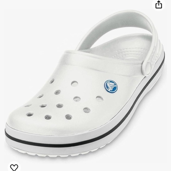 CROCS | Shoes | Crocs Unisex Crocband 116100 White Sandals Us M11 New ...